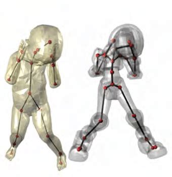 An Animation Sequence Obtained From Applying The Boxing Motion Capture