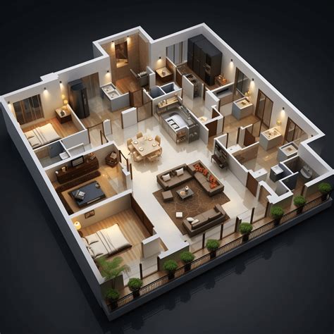 3d Floor Plan Rendering Services Renders Point