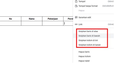 Cara Membuat Soal Tabel Di Google Form Otosection Riset Riset