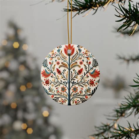 Scandinavian Christmas Ornaments Swedish Folk Art T Norwegian