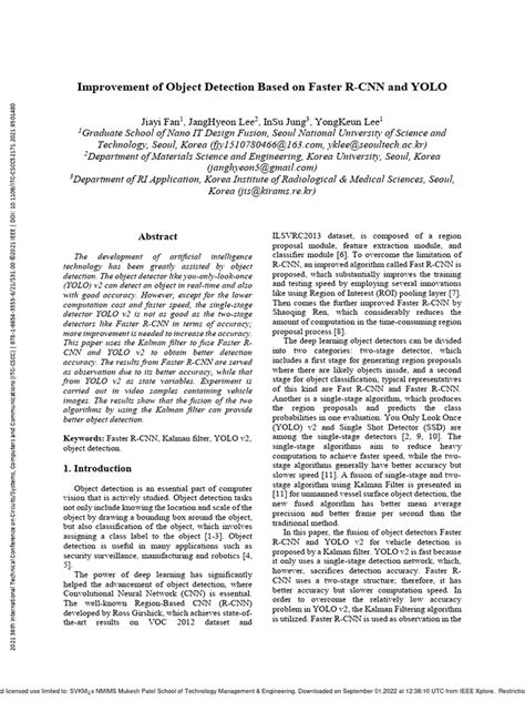 Improvement Of Object Detection Based On Faster R 220904 150051 Pdf