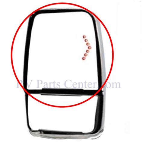 Velvac 709674 Deluxe Mirror Head Flat Glass 8x8 Turn Signal Ps