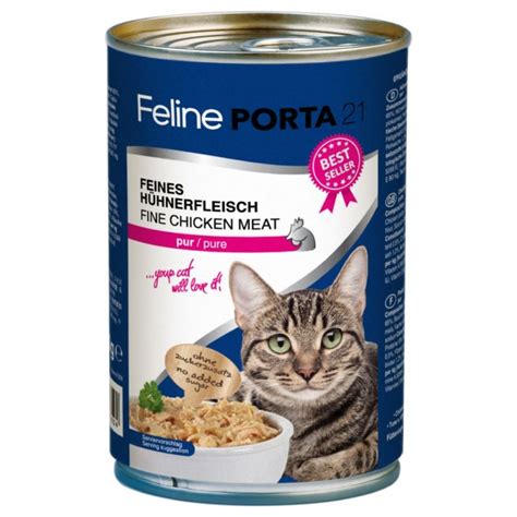 Porta 21 Feline 400g de pollo al mejor precio en Mimopets