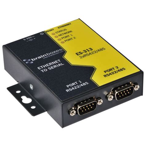 Brainboxes Es 313 2 Port Rs422 485 Ethernet To Ser Rapid Electronics