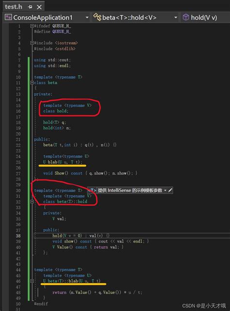 C的类模板使用模板成员对模版类型t的成员进行操作 Csdn博客