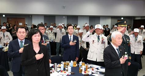충남도 6·25전쟁 75주년 행사…김태흠 참전용사 최고 예우