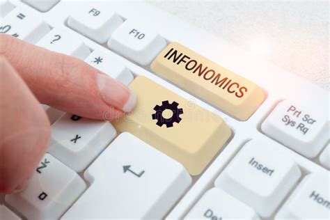 Text Caption Presenting Infonomics Business Approach Visual Image Used To Represent Information