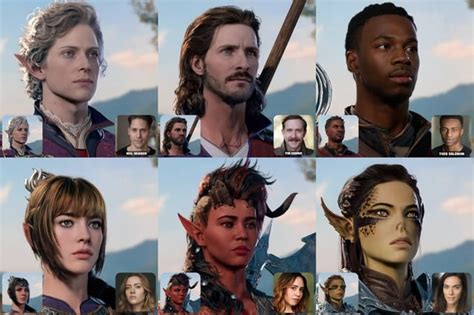 Voice Actors With Origins Face App Rbaldursgate3