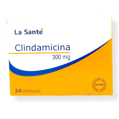 Clindamicina 300mg Sante C X 24 Cap Precio X Unidad Super Farmacias