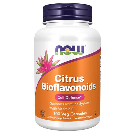 Now Supplements Citrus Bioflavonoids 700mg Supports Immune System