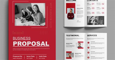 business proposal design layout print templates ft proposal