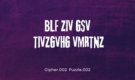 Solve The Cipher On Tumblr