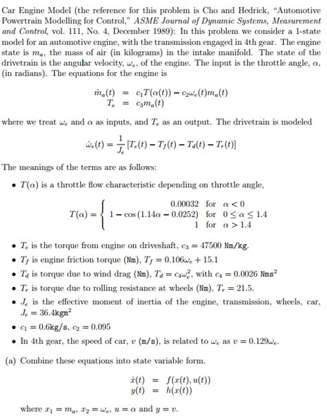 Calculus Jacobian Linearisation Of Non Linear System Mathematics