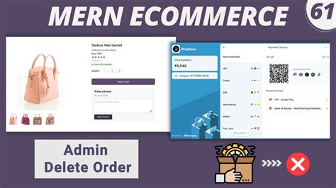 Mern Stack E Commerce Project 61 Admin Route Delete Delivered Order