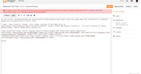 Redirect And Post Editor Warnings