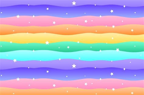 Premium Vector Seamless Pattern Rainbow Background