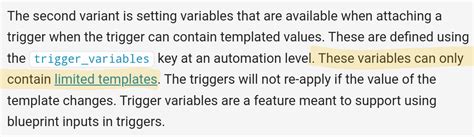 Triggervariables Used In State Trigger Blueprints Home Assistant