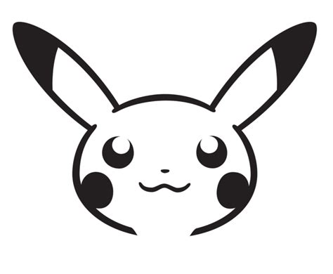 Pikachu Pumpkin Stencil