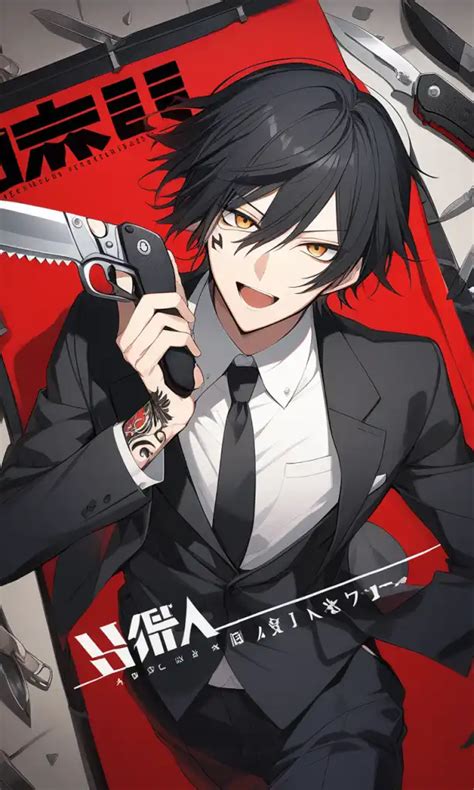 Nagumos Intense Gaze And Elaborate Weapon In Sakamoto Days Ai 작품 Pixai