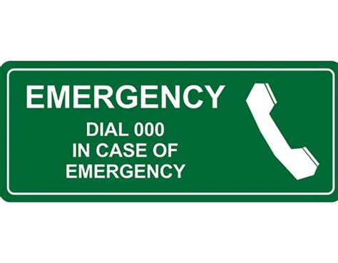Emergency Dial 000 Mr First Aid