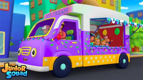 ล้อบนรถบรรทุกไอศกรีม เพิ่มเติม เพลงกล่อมเด็กและวิดีโอการ์ตูนสำหรับเด็ก Youtube