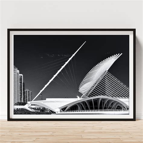 Milwaukee Museum Of Art In Black And White Poster By Betty Eich Pixels