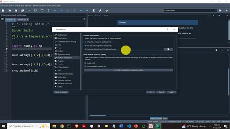 How To Configure And Run Spyder Python Editor In Virtual Environments Fusion Of Engineering