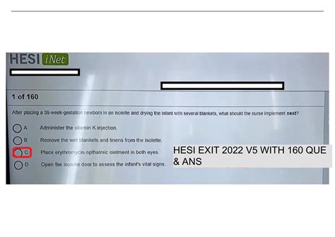 Hesi Exit Rn 2022 V5 Real Exam Actual Screenshots From Exam Taken In