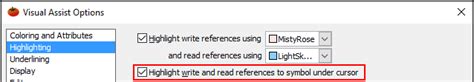 Highlight References To Symbol Under Cursor
