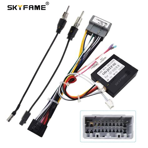 Skyfame 16pin Car Wiring Harness Adapter Canbus Box Decoder For Dodge Caliber Jeep Compass Jeep