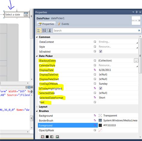 C Change User Control S Objects Properties From Properties Panel In Visual Studio Stack