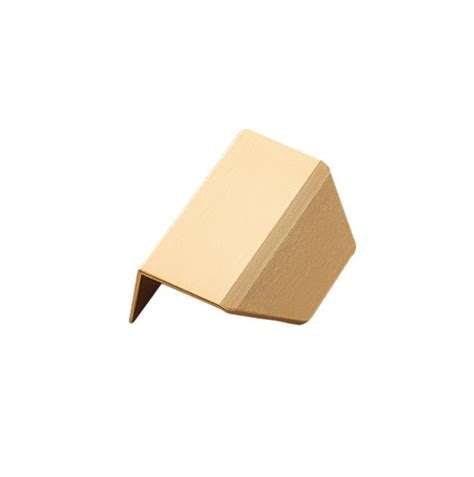 Matte Bronze Blaze Edge Drawer Tab Pulls Euro • Knobs