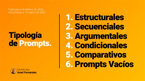 tipos de prompts en chatgpt y cómo utilizarlos rápidamente