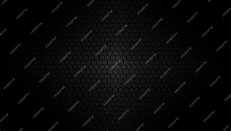Premium Photo Black Hexagonal Grid Abstract Background And Gradient Background Black And White