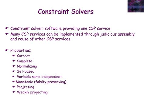 PPT Constraint Solving Problems Domains And Search Methods PowerPoint Presentation ID