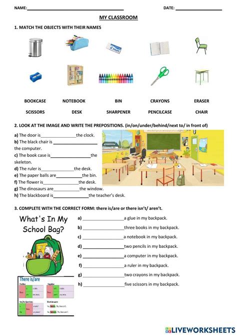 2216671 School Objects And Place Prepositions 1 Elimi 2216671 School Objects And Place Prepositions 1 Elimi