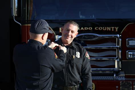 Brad Gates Begins Transition Into Role Of Fire Chief El Dorado County