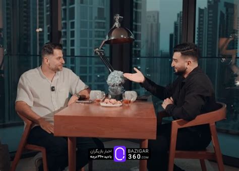 علی ضیا متعجب شد تتوی خاص حسین تهی همه را شگفت‌زده کرد ویدیو بازیگر ۳۶۰