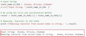 Remove A Character From A Python String Through Index Python Guides