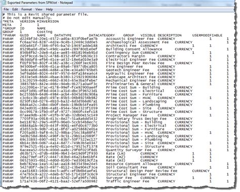 RTV SPM Exporting Shared Parameters RTV Tools Help Wiki