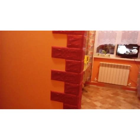 Тапет тухлички самозалепващ 3d тапет с формата на тухли подходящ за декорация на стени кухни