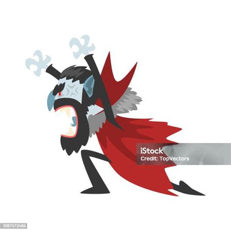 분노 드라큘라 백작 비명 뱀파이어 만화 캐릭터 검은 양복과 흰색 바탕에 빨간 케이프 벡터 일러스트 레이 션 입고 10월에 대한 스톡 벡터 아트 및 기타 이미지 Istock