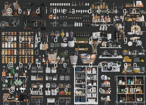 Procreate Kitchen Decorations Cutouts Interior Home Sketch Blocks
