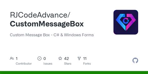 github rjcodeadvance custommessagebox custom message box c
