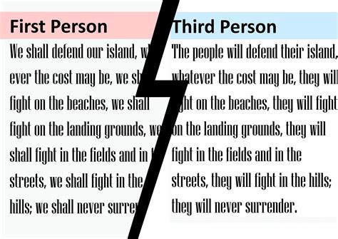 Examples Of Writing In Second Person At Liam Dun Blog