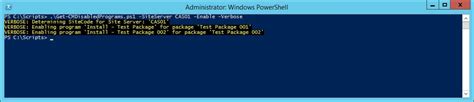 how to enable disabled programs in configmgr 2012 with powershell