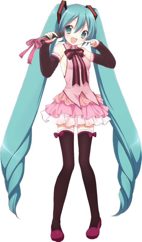 Cute Miku Hatsune Free Png Image Png Arts