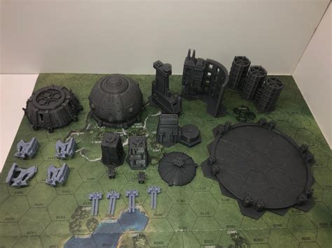Spaceport Base And Dropship Compatible With Battletech American