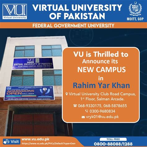 Virtual University Of Pakistan On Linkedin We Are Thrilled To Announce That The Virtual
