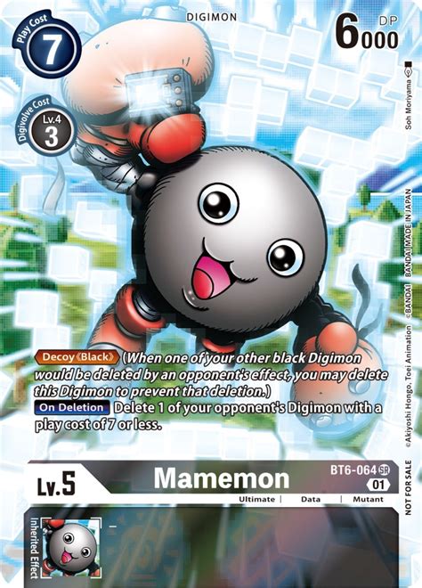 Mamemon 25th Special Memorial Pack Double Diamond Digimon Card Game